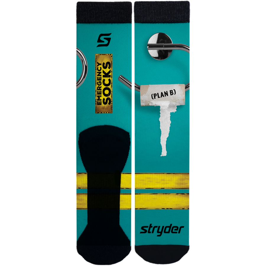 Toilet Paper Emergency Socks Teal – Stryder Gear